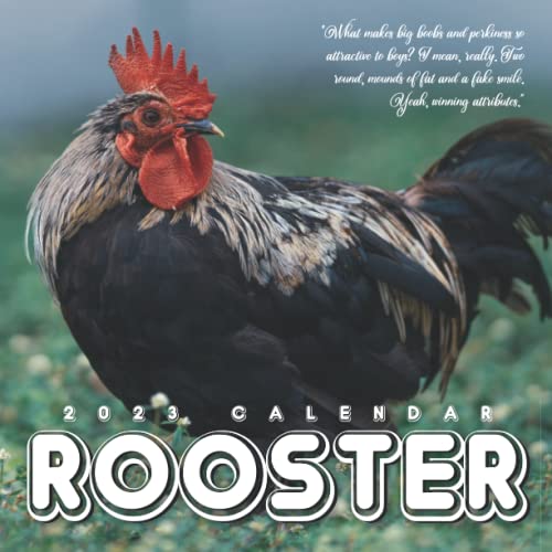 Rooster Calendar: Beautiful 18-month 2023 Calendar - Gift for Family ...