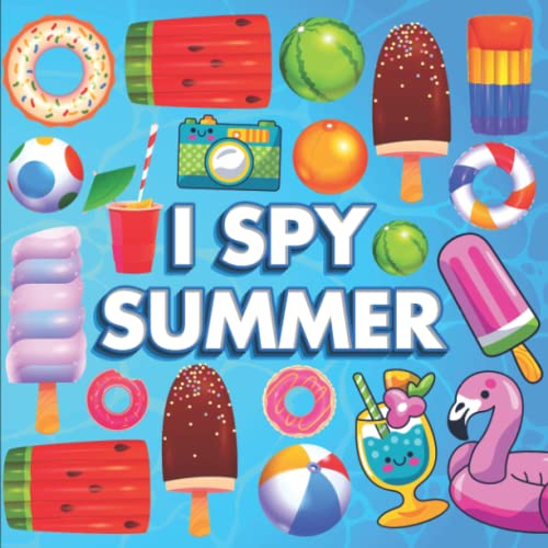 I Spy Summer: Perfect Summer Coloring Activity Game Workbook For ...