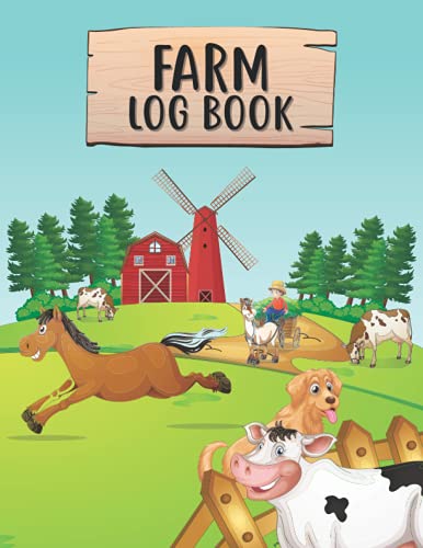 Farm Log Book: Farm Livestock Inventory Pages Logbook Income & Expense ...