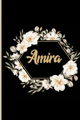 Amira: Notebook: Personalized Name Journal for Amira / Cute Lined ...