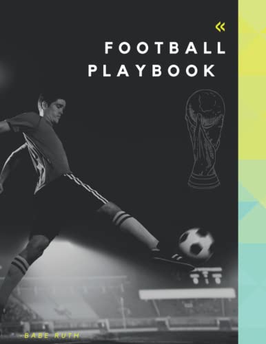 Football Playbook: Perfect for a Football Coach - Notebook For Coaches ...