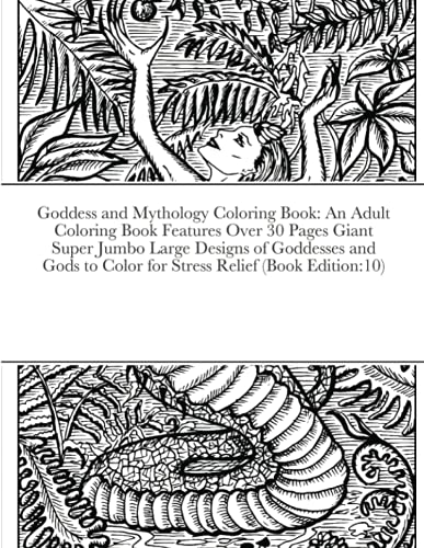 Goddess and Mythology Coloring Book: An Adult Coloring Book Features ...