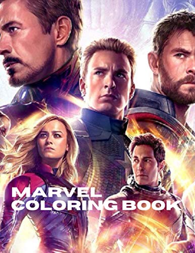 Marvel Coloring book: best coloring page for kids and adults by Badr ...