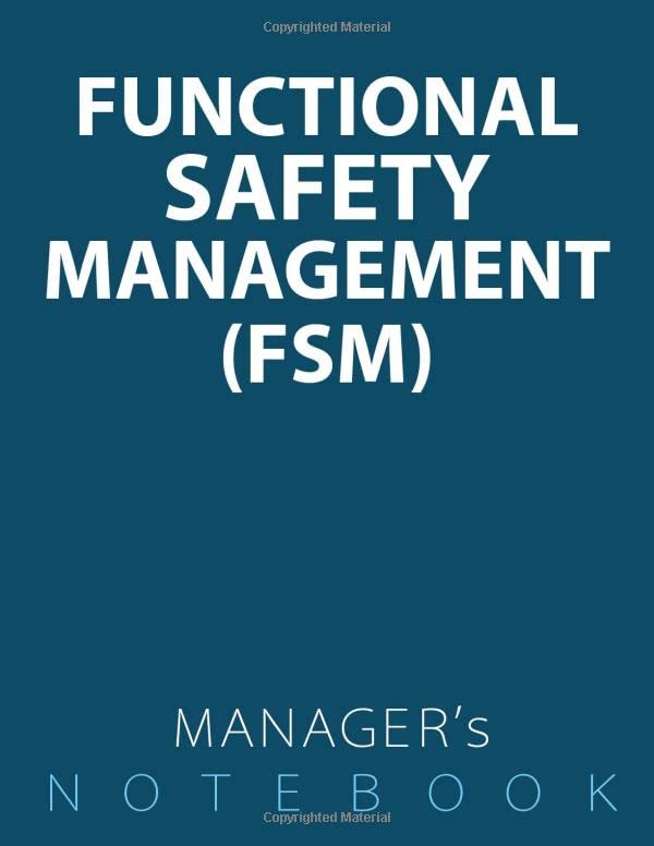 Functional Safety Management (FSM) Notebook, Professional Engineering Journal, Notebook ...