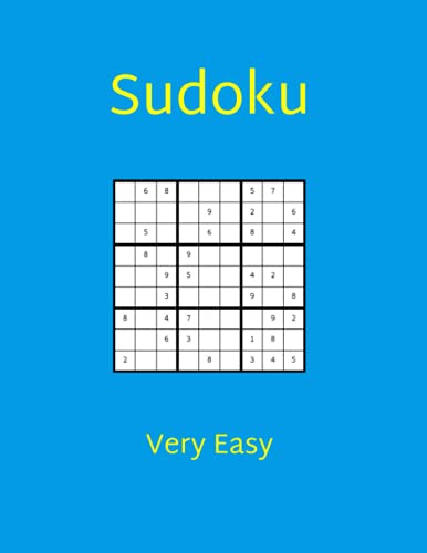 Sudoku: Very Easy – This is Sudoku for adults & also Sudoku for teens – This Sudoku book has 320 ...