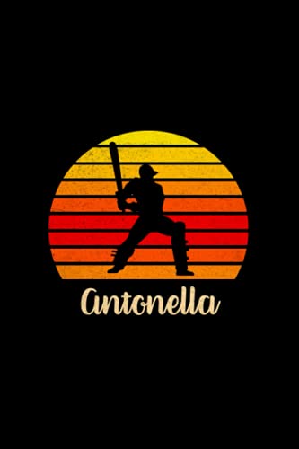 Antonella Name Gift Personalized Cricket Notebook Planner, Daily ...