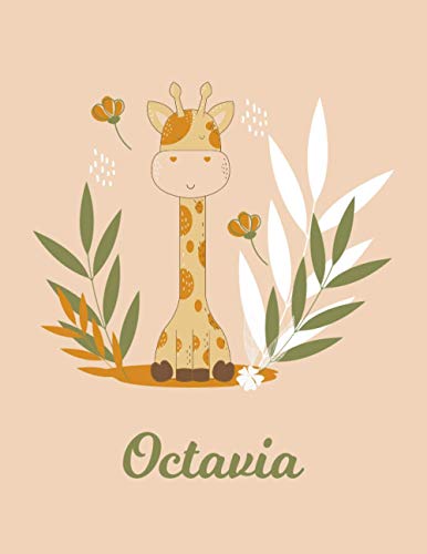 Octavia: Sketchbook & journal Gift, 100 Pages, 8.5''x11'', Soft Cover ...