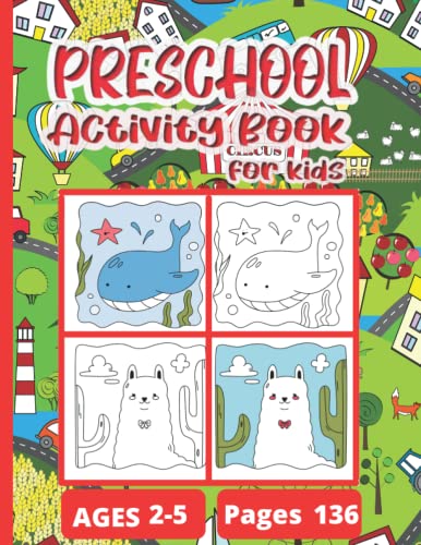 PreSchool Activity Book for KIds: Fun & educational activity book for ...
