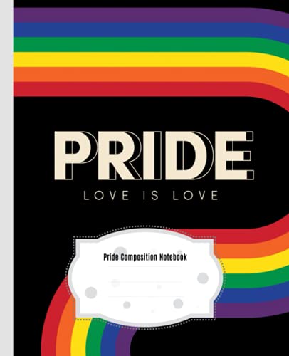 Cool Pride Composition Notebook: Wide Ruled Paper Notebook Journal by ...
