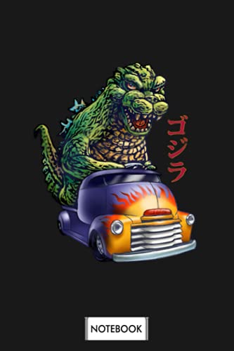 Godzilla Monster Truck Notebook: Journal, Diary, Lined College Ruled ...