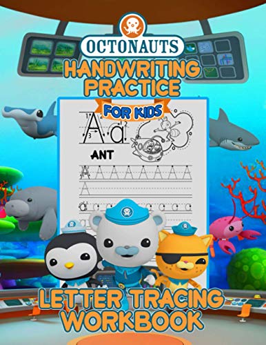 Octonauts Handwriting Practice Letter Tracing Workbook For Kids: An ...