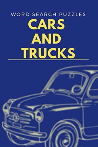 Cars and Trucks Word Search Puzzles: All Car Brands List A-Z by Paulo ...