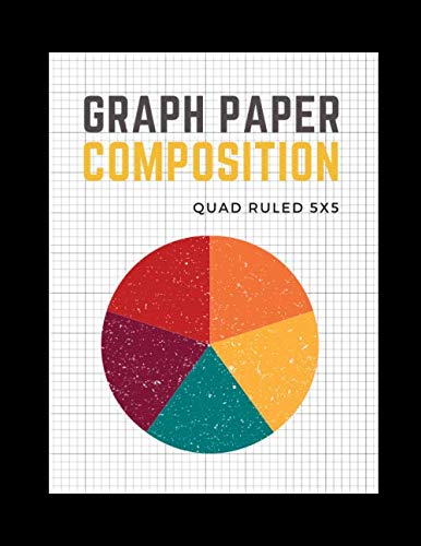 Graph Paper Notebook, Quad Ruled 5 Squares Per Inch: 110 Pages Five ...