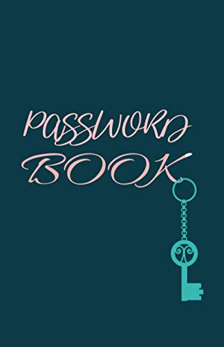 password book with alphabetical tabs: small internet address and ...
