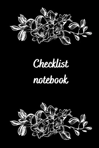 Checklist Notebook: checklist journal | checklist notebook for staying ...