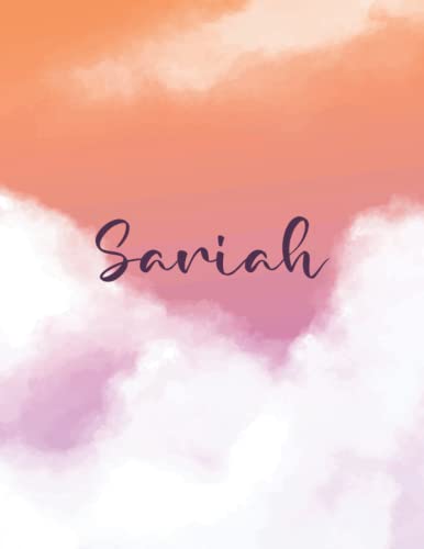 Sariah: Personal Name Dot Gird | The Notebook For Writing Journal or ...