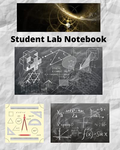 Student Lab Notebook: Notebooks For College Students,Lab Journal Log ...