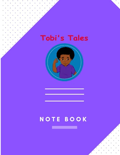 Tobi's Tales A4 Notebook Purple Journal, Writing Lined Pad Workbook ...
