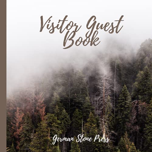 Visitor Guest Book: Sign In Log Book For Vacation Rentals, Retreat ...