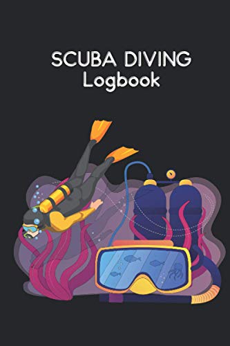 Scuba Diving Log Book: Track & Record 100 Dives With World Map For ...