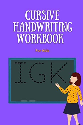 Cursive Handwriting Workbook For Kids: Cursive for beginners workbook ...