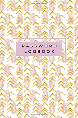 Arrow Pink Gold Password Logbook: Blog Journal For Influencers Online ...