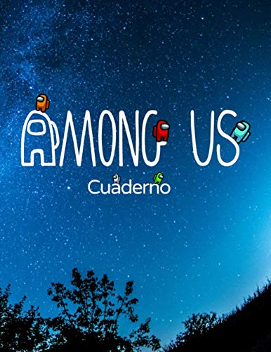 Among Us Cuaderno: Estrellas Among Us cuaderno para dibujar Among Us ...