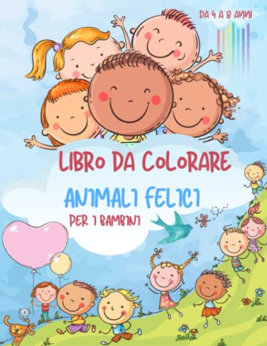 Libro da colorare per bambini dai 4 agli 8 anni: Libro da colorare per ...