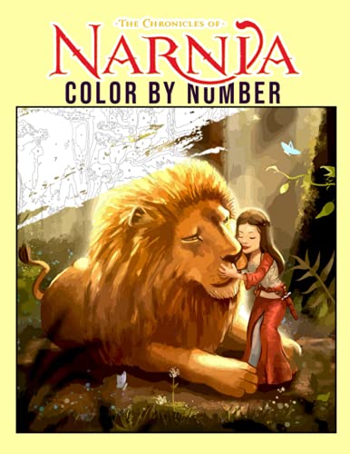 The Chronicles of Narnia Color by Number: Fantasy Film Character ...
