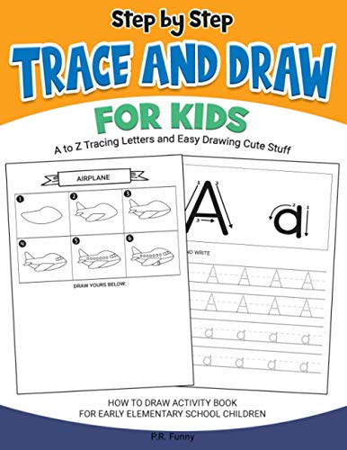 Step by Step Trace and Draw for Kids, A to Z Tracing Letters and Easy ...