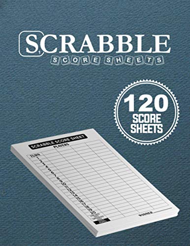 Scrabble Score Sheets: 120 Score Sheets for Scrabble Game | 2-4 Players ...