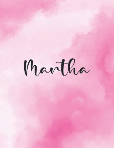 Martha: Journal Notebook Gray for Writing and Drawing, Blank ...