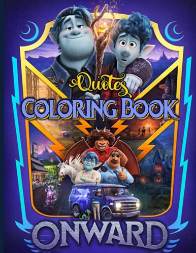 Onward Quotes Coloring Book: Onward Coloring Books For Adult by Nathan ...