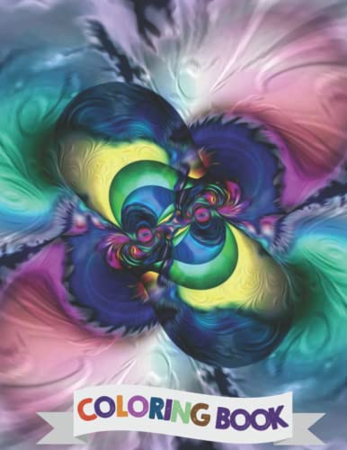 Coloring Book: Psychedelic Coloring Book For Adults, Coloring Books For ...
