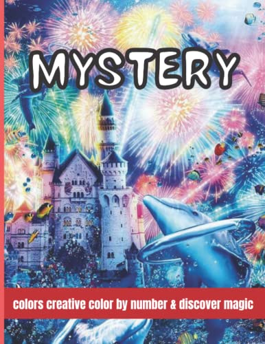 Mystery colors creative color by number & discover magic: Large print ...