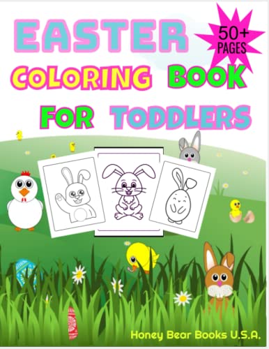 Easter Coloring Book for Toddlers and Preschool Children: Cute, Fun ...