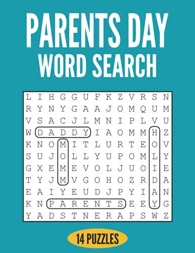 Parents Day Word Search: Brain Games for Parents, Easy Parents Day Word ...