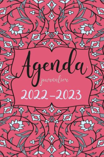 Agenda 2022-2023: une page =un jour A5 petit format , Planificateur 22/ ...
