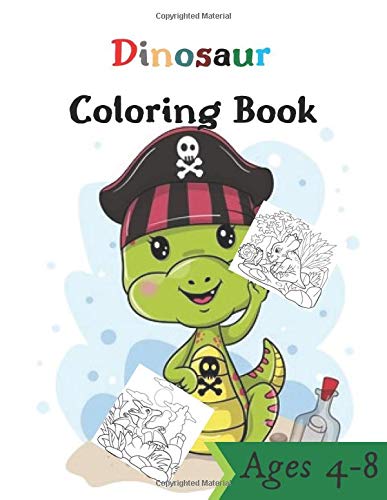 Dinosaur Coloring Book: Coloring Book for Kids: Great Gift for Boys ...