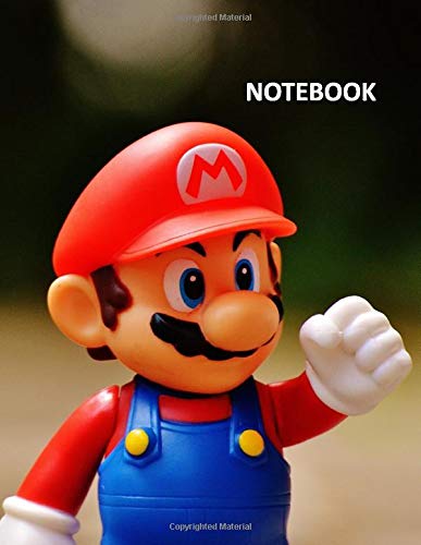 Super Mario Notebook: Blank Paper Notebook Journal,Workbook for Kids ...