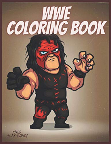 WWE Coloring Book: Coloring Book for Kids and Adults with Fun, Easy ...