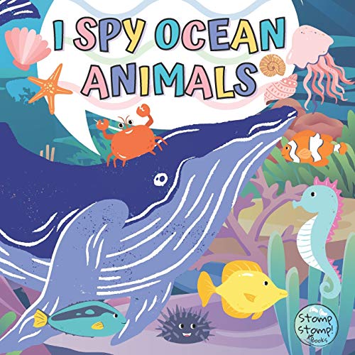 I Spy Ocean Animals: Fun Activity and Guessing Game Book for Kids Ages ...