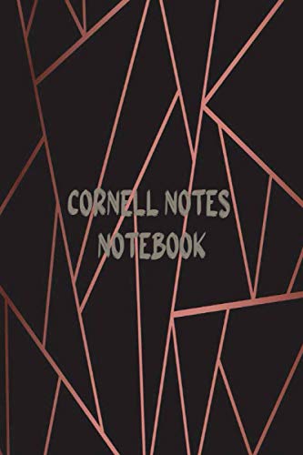 Cornell Notes Notebook: Chic Cornell Note Paper Lined Journal For Note ...