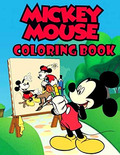 Mickey Mouse Coloring Book: Gift For Kids Who Love Mickey Mouse & Daffy ...
