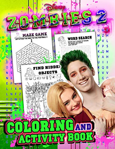 Zombies 2 Coloring And Activity Book: An Outstanding Book Through Lots ...
