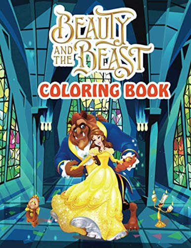 Beauty and the Beast Coloring Book: A Fun Coloring Book with High ...
