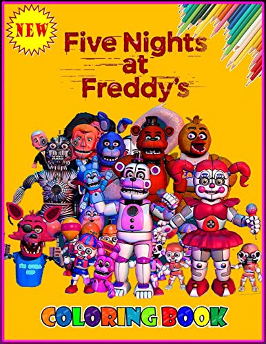 Five Nights At Freddy's Coloring Book: Over 33 Pages To Color of five ...