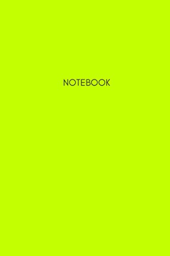 Classic Light Green Neon Notebook: Simple Journal For Office School ...