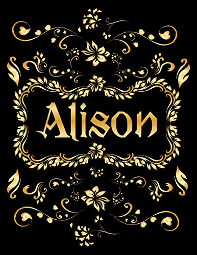 ALISON GIFT: Novelty Alison Journal, Present for Alison Personalized ...