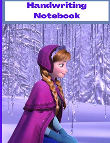 Ana Frozen Handwriting Practice Paper: 110 Cursive uppercase Letter ...